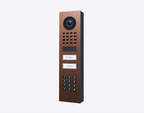 DoorBird IP Intercom Video Door Station D1102KV 2 Button with Keypad ...