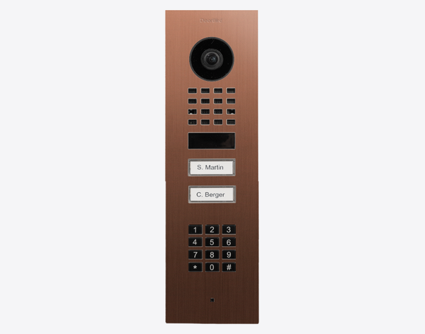 DoorBird IP Intercom Video Door Station D1102KV 2 Button with Keypad ...