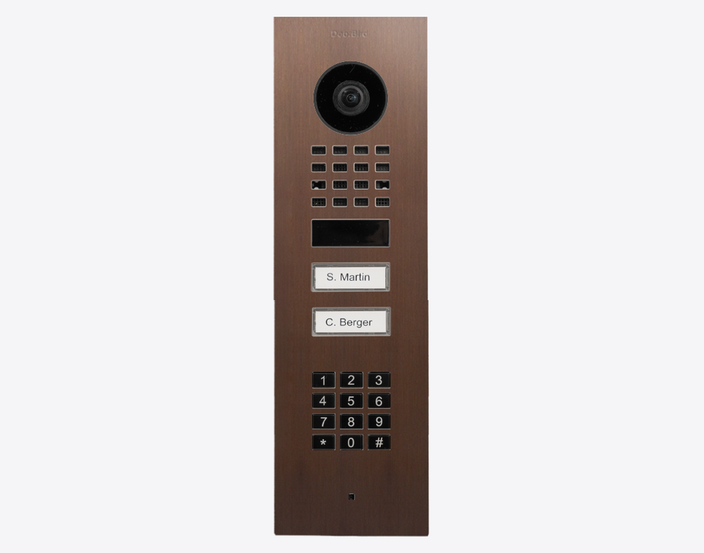 DoorBird IP Intercom Video Door Station D1102KV 2 Button with Keypad ...
