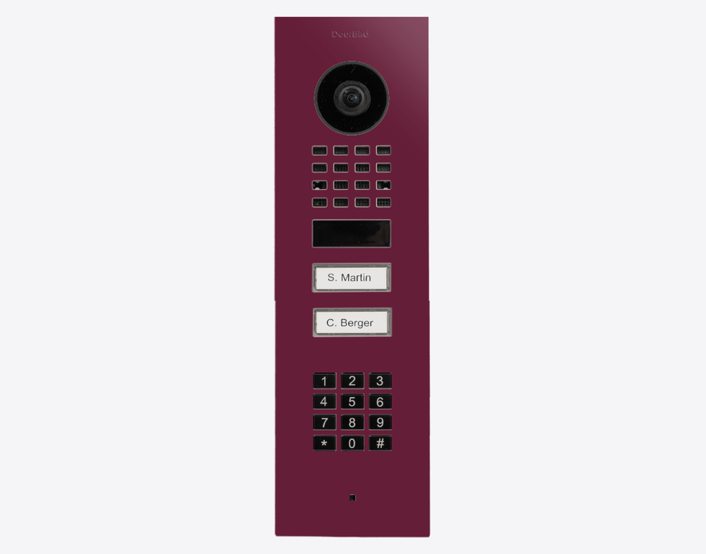 DoorBird IP Intercom Video Door Station D1102KV 2 Button with Keypad ...