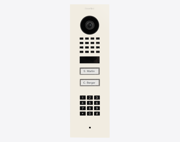 DoorBird IP Intercom Video Door Station D1102KV 2 Button with Keypad ...