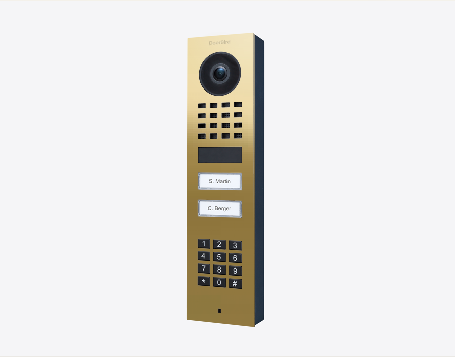 DoorBird IP Intercom Video Door Station D1102KV 2 Button with Keypad ...