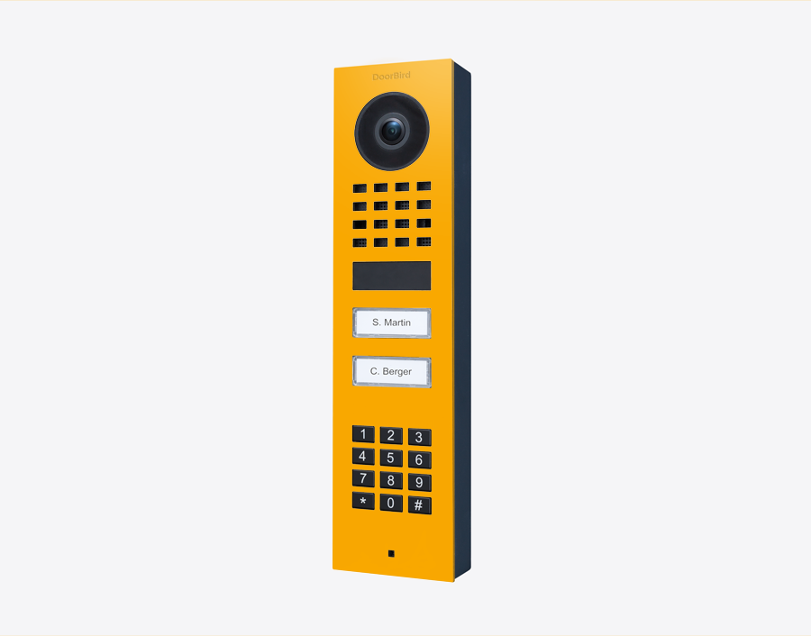 DoorBird IP Intercom Video Door Station D1102KV 2 Button with Keypad ...