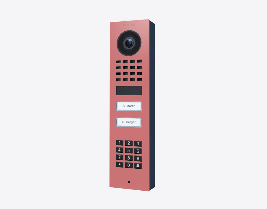 DoorBird IP Intercom Video Door Station D1102KV 2 Button with Keypad ...