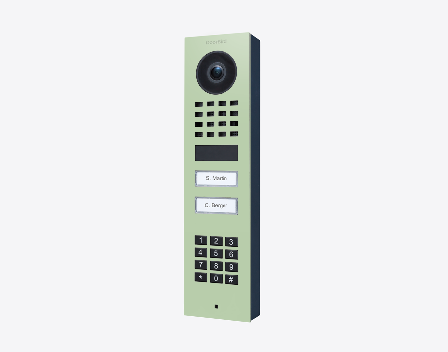 DoorBird IP Intercom Video Door Station D1102KV 2 Button with Keypad ...