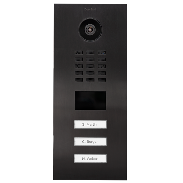 DoorBird Multi-Dwelling IP Intercom Video Door Station D2103V - 3 Call ...