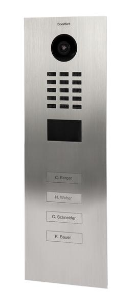 DoorBird Multi-Dwelling IP Intercom Video Door Station D2104V - Metal ...